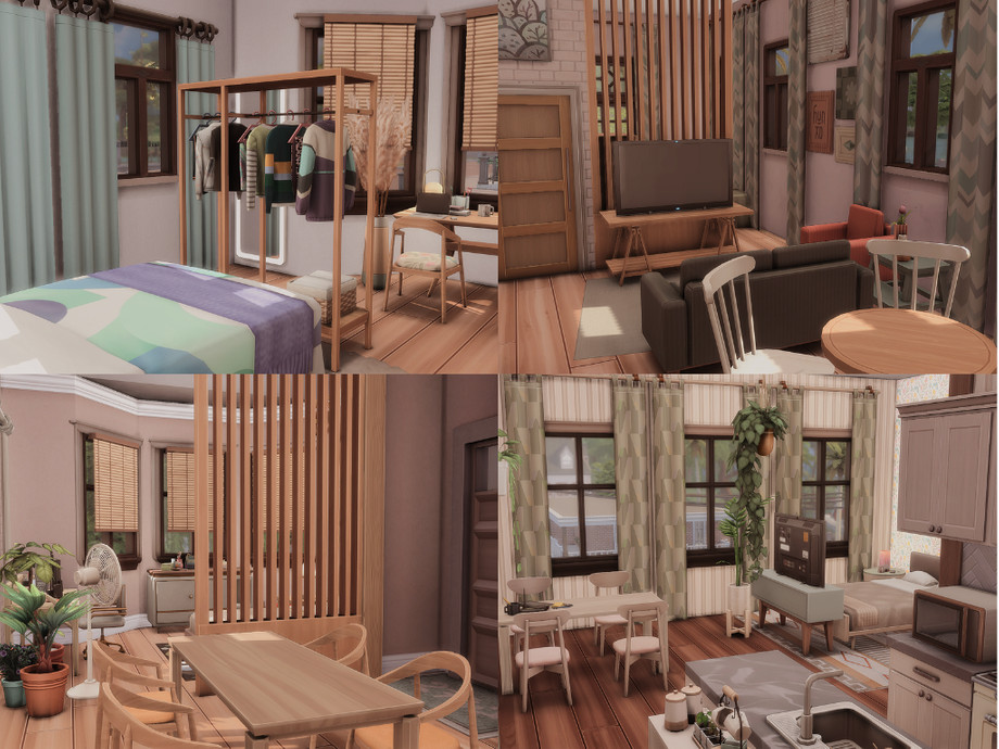 The Sims Resource | Promenade Housing - Magnolia Rentals