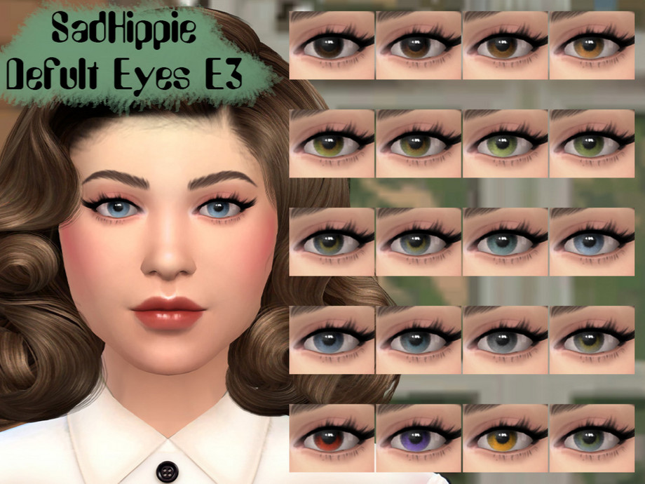 The Sims Resource | SadHippie Defult Eyes E3