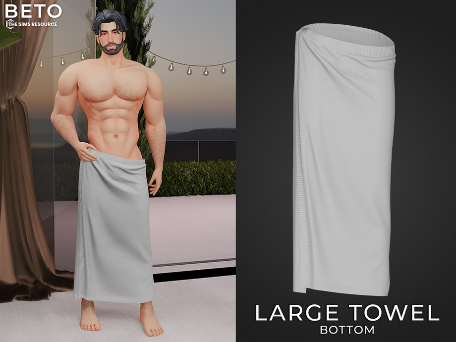 The Sims Resource | Large Towel (Bottom)