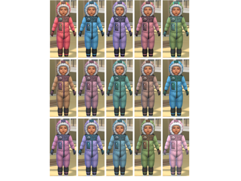 The Sims Resource | Snowsuit for toddlers