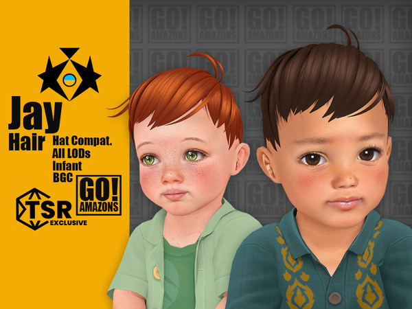 The Sims Resource | Jay Hair