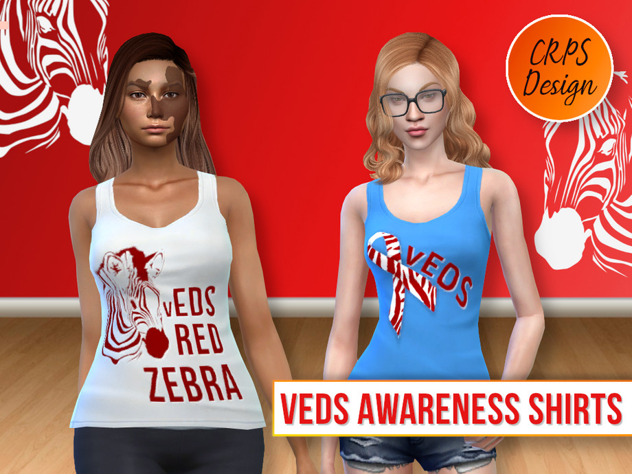 The Sims Resource | vEDS Awareness shirt
