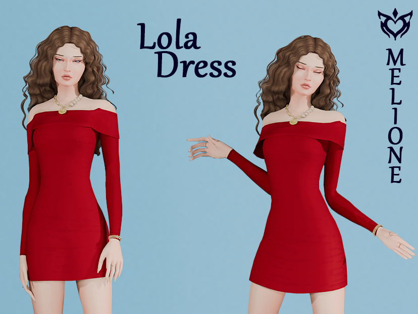 The Sims Resource | Lola Dress