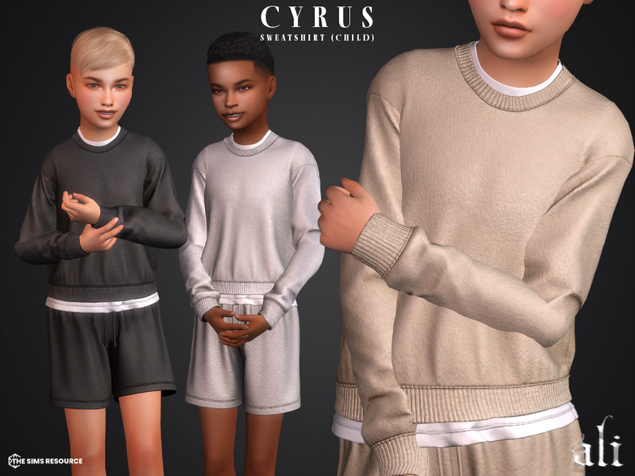 The Sims Resource | CYRUS sweatshirt (child)