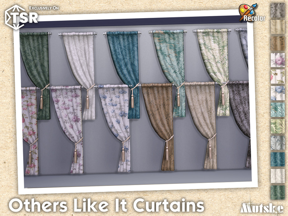 The Sims Resource | Others Like it Recolors Curtains