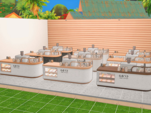 The Sims Resource | recolor In-Grain-Ed Specialty Coffee Bar