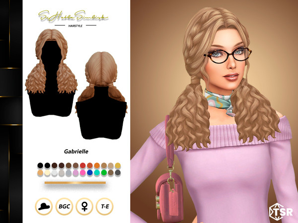 The Sims Resource | Gabrielle Hairstyle