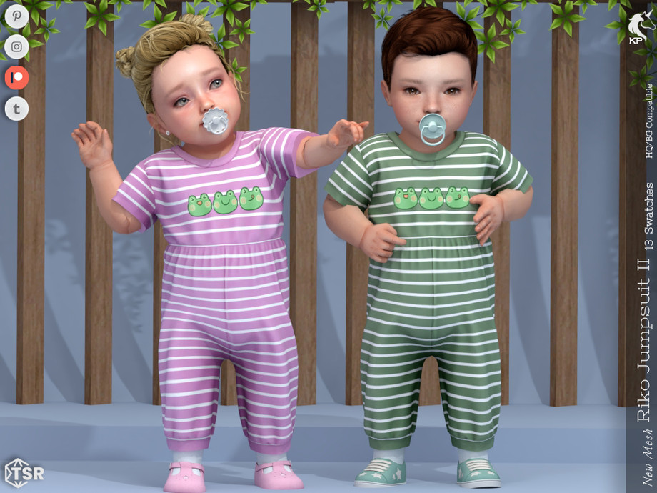 The Sims Resource | Riko Jumpsuit II- Infant