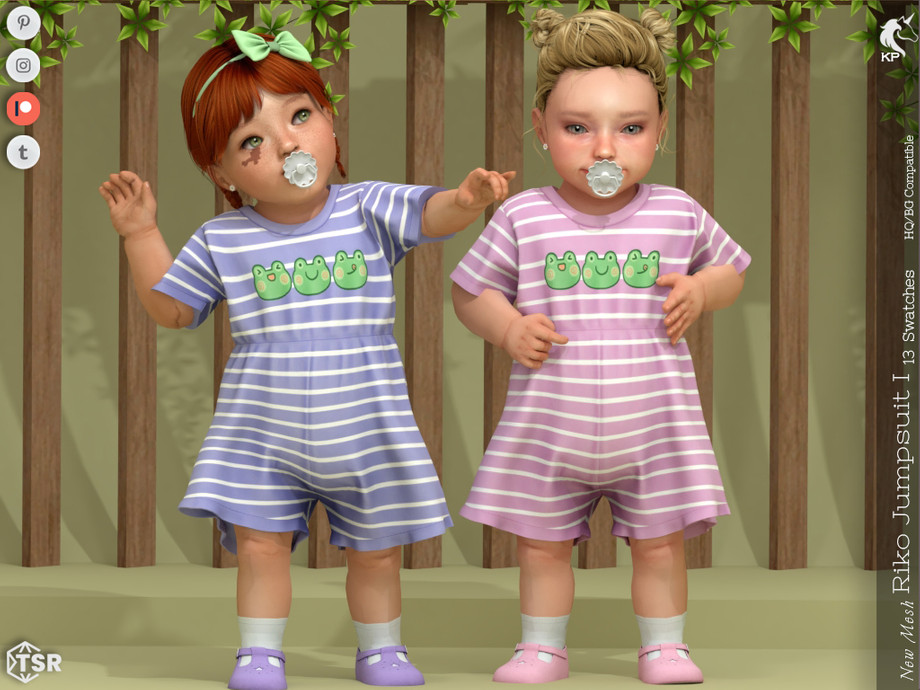 The Sims Resource | Riko Jumpsuit- Infant