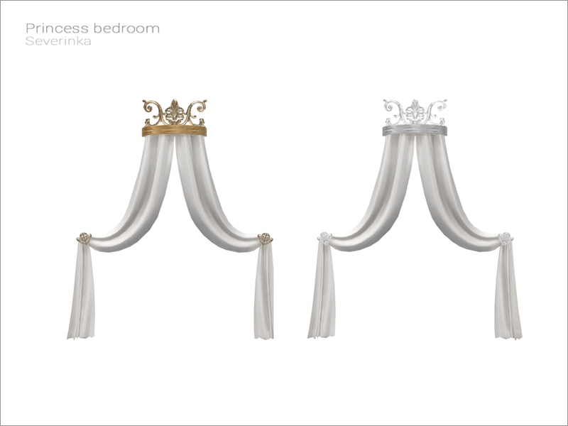 The Sims Resource | [Princess Bedroom] - bed canopy