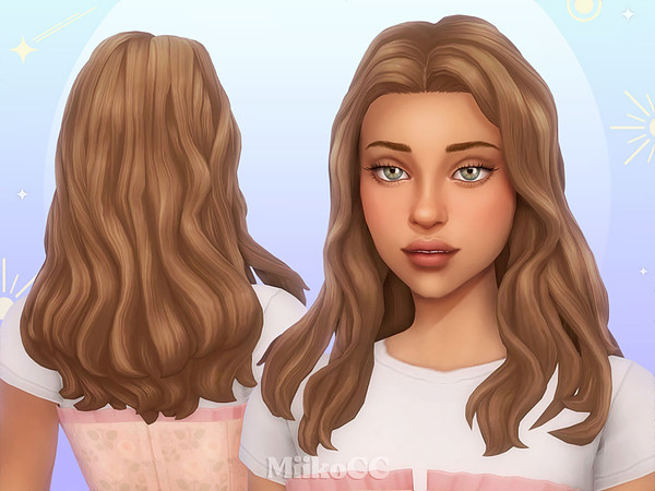 The Sims Resource | miiko-katya-hair(bonus-swatches).package