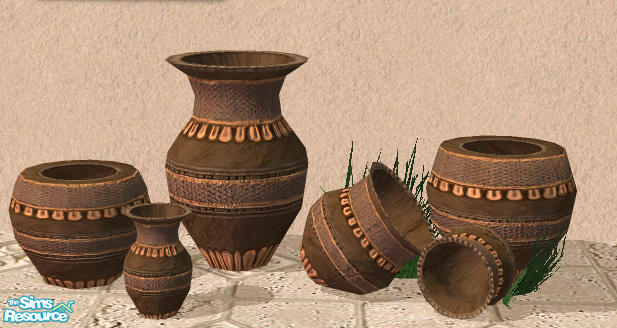 The Sims Resource | Urn Planter Recolor Set - RC 3