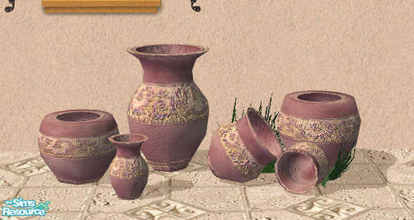 The Sims Resource - Urn Planter Recolor Set - RC 15