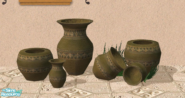 The Sims Resource | Urn Planter Recolor Set - RC 13