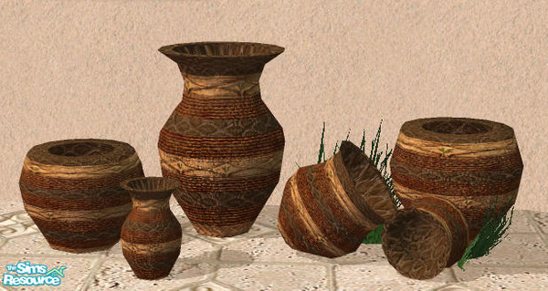 The Sims Resource - Urn Planter Recolor Set - RC 11