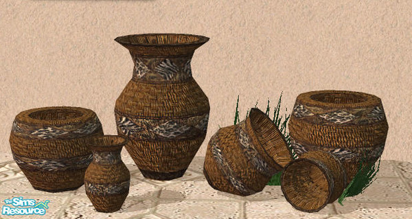 The Sims Resource - Urn Planter Recolor Set - RC 7