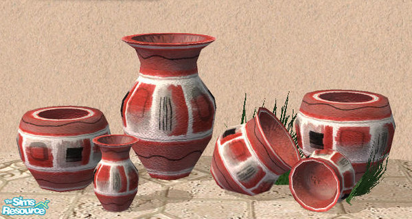The Sims Resource - Urn Planter Recolor Set - RC 5