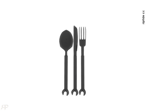 The Sims Resource | Riptide CC Punk Bites Set Wrench Forks