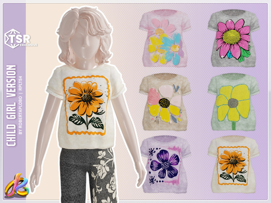 The Sims Resource | Girl Top 310 - Child