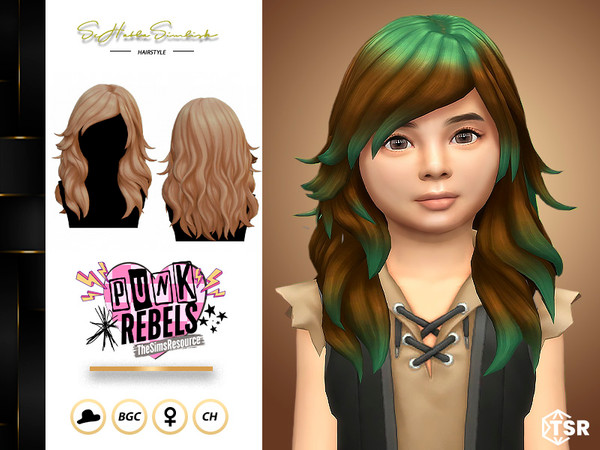 The Sims Resource | SHS_Luna_ChildHair.package
