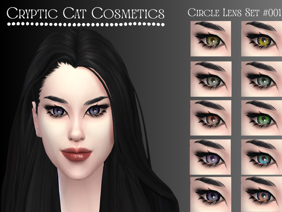 The Sims Resource | Circle Lens Set #001