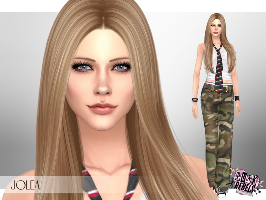 The Sims Resource | PUNK REBELS - Sim inspired by Avril Lavigne