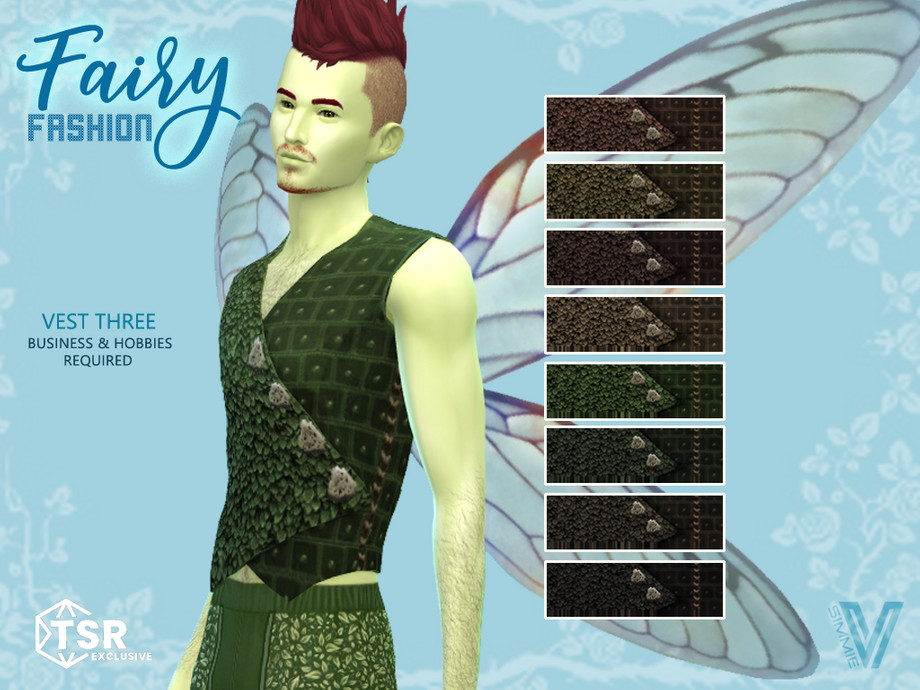 The Sims Resource | Fairy Vest 3