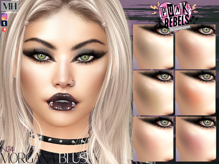 The Sims Resource | Punk Rebels Morgana Blush N24