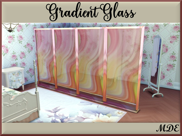 The Sims Resource | MDE-Divider Set-Gradient Glass