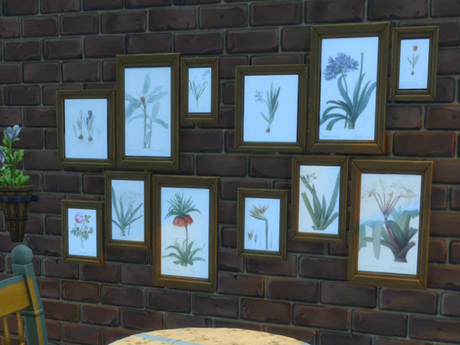 The Sims Resource | Flower print collection