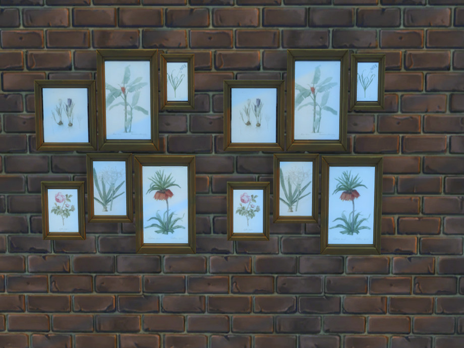 The Sims Resource | Flower print collection