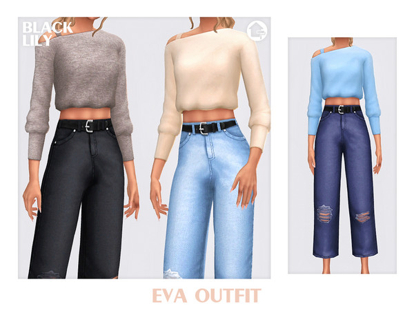 The Sims Resource | Eva Outfit