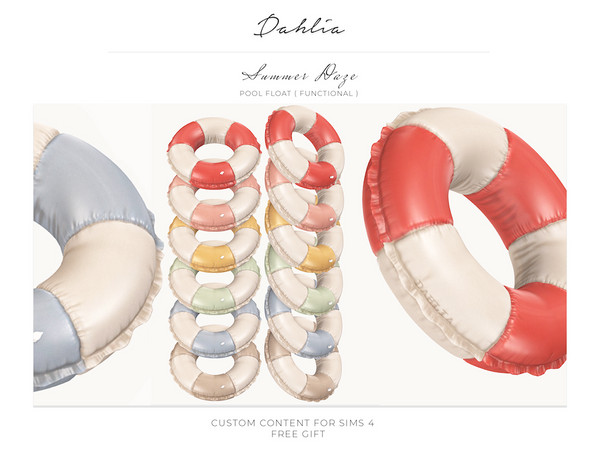 The Sims Resource | Dahlia - Summer Daze Fizzy Island Punch Bucket