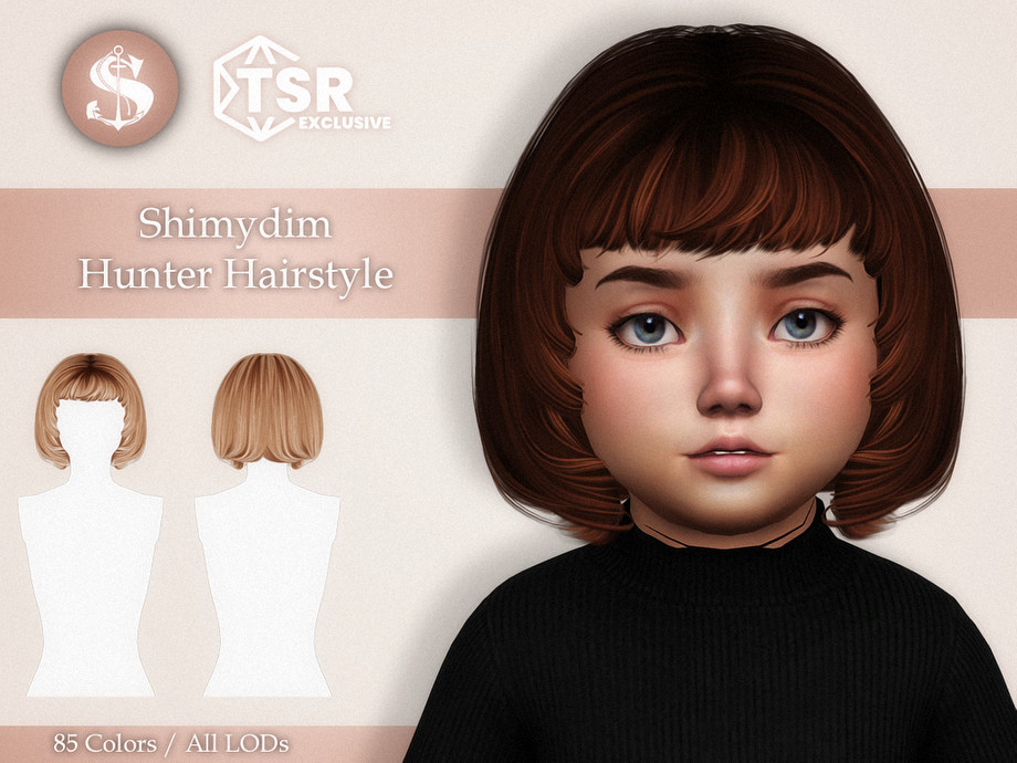 The Sims Resource | Hunter Hairstyle Toddler