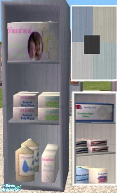 The Sims Resource - Grocery Store Set - Shelf03