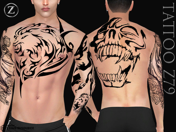 The Sims Resource | TATTOO Z79