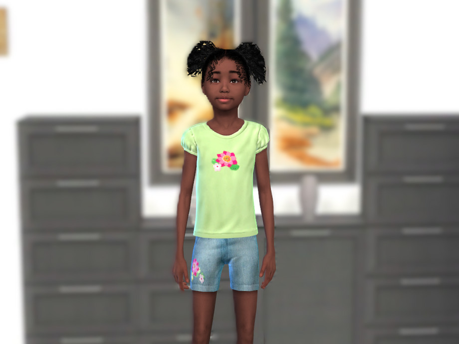 The Sims Resource | Vibrant Summer T Shirt