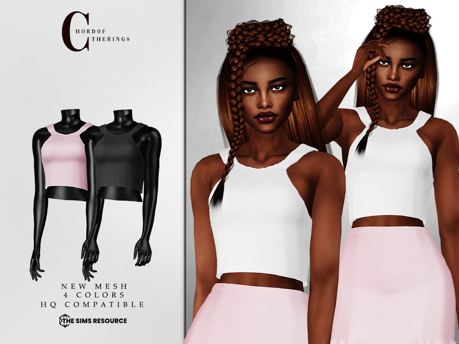 The Sims Resource | Crop Top T-787