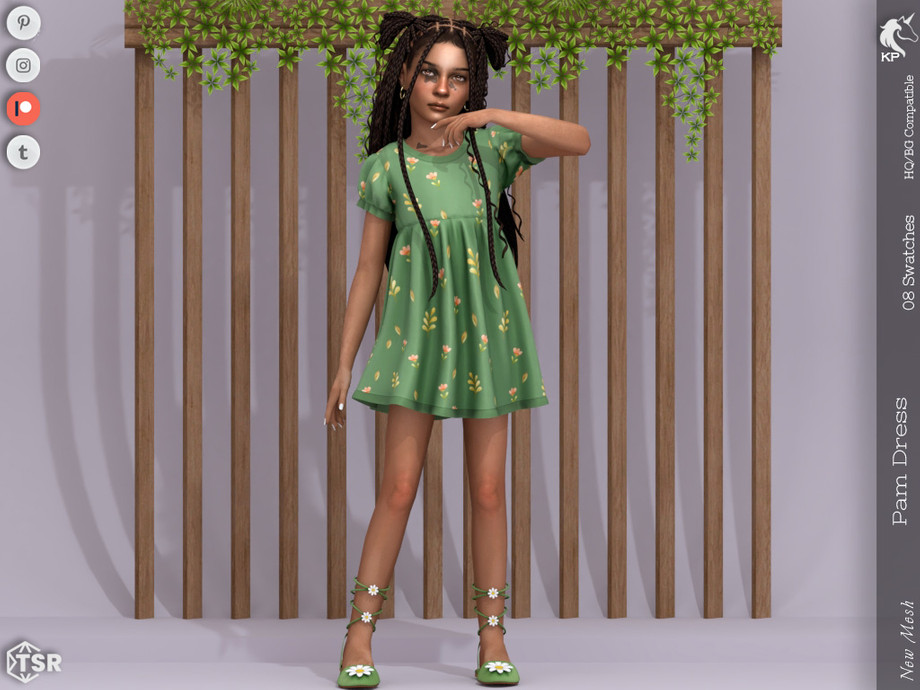 The Sims Resource | Pam Dress- Child