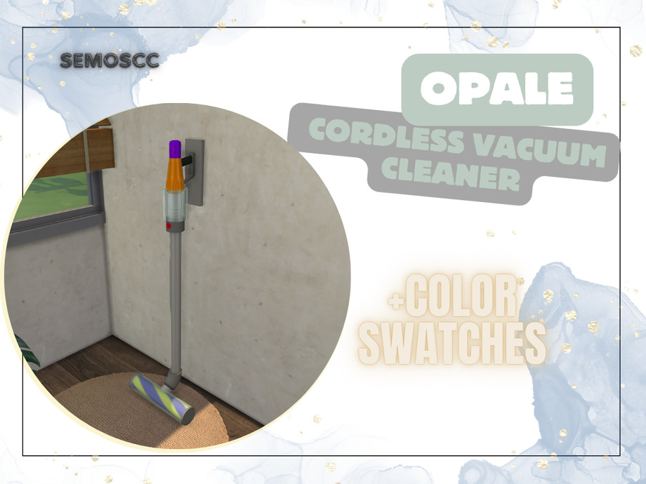 The Sims Resource | Opale Cordless Vacuum Cleaner