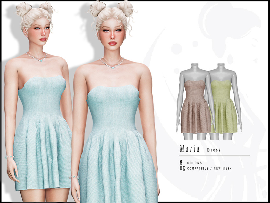 The Sims Resource | Maria Dress