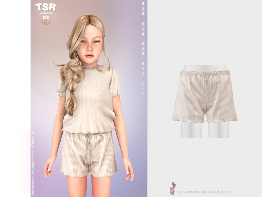The Sims Resource | ChildF - SOFT WHISPERS-618 (SHORT) BD1574