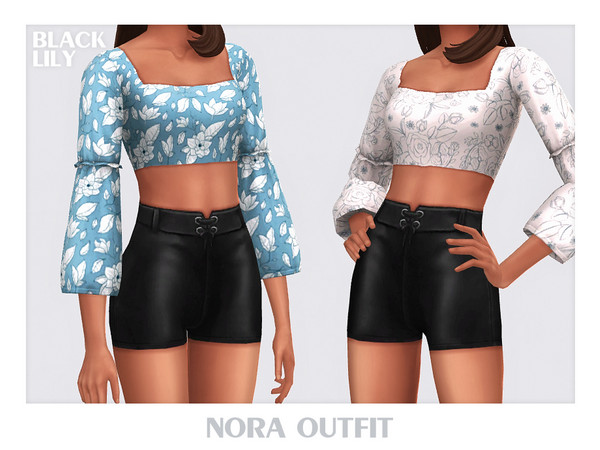 The Sims Resource | Nora Outfit