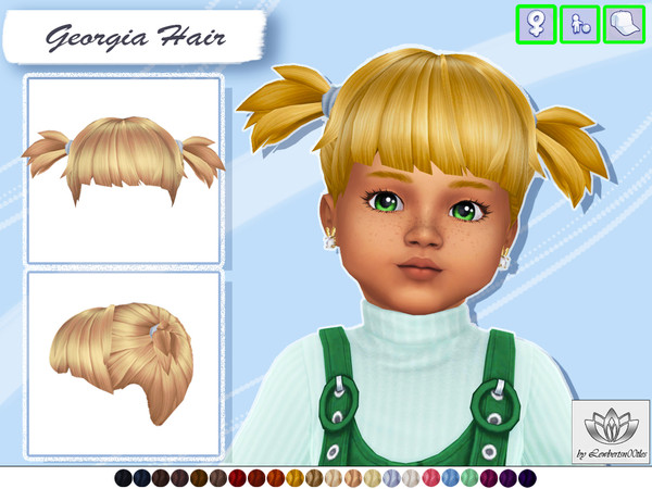 The Sims Resource | Georgia Hair