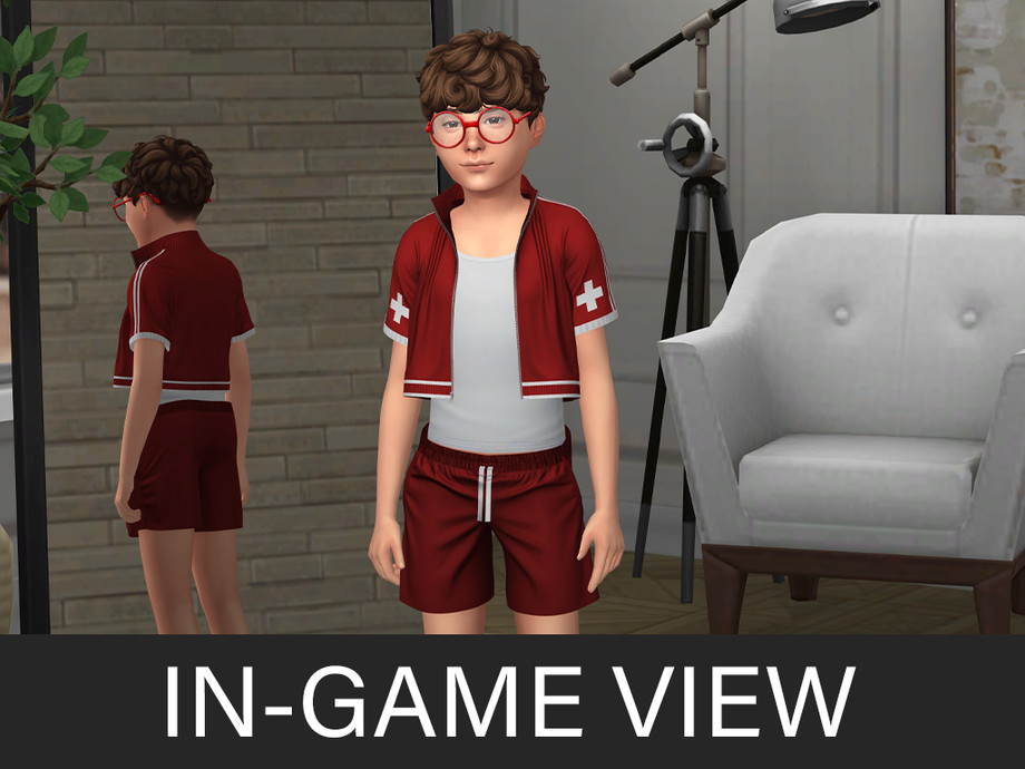 The Sims Resource | Beach Guardian (Top Child Version)