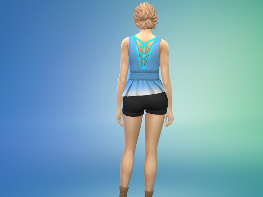 The Sims Resource | Maxis top recolor 001