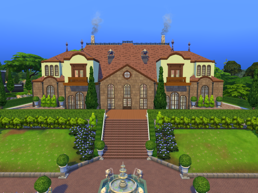The Sims Resource | Burns Summer Mansion