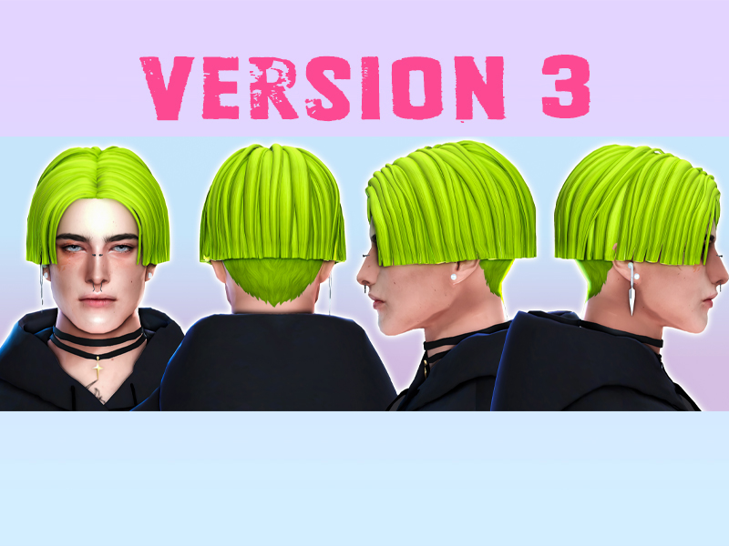 The Sims Resource | [aprilhush] Jin hair Version 3