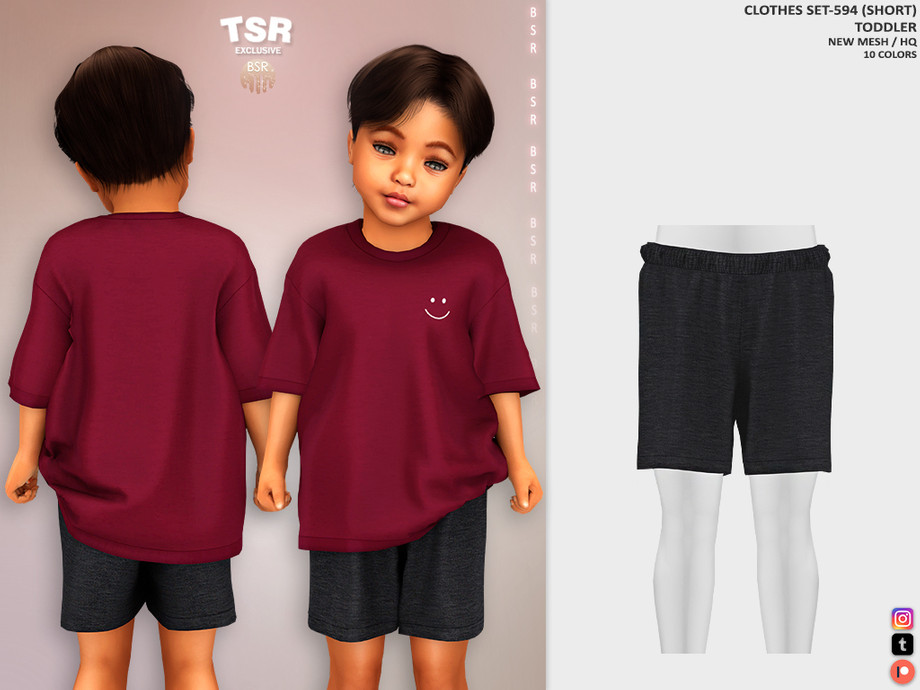 The Sims Resource | CLOTHES SET-625 (SHORT) BD1589