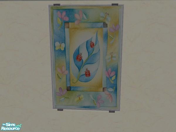The Sims Resource - Ladybug Painting
